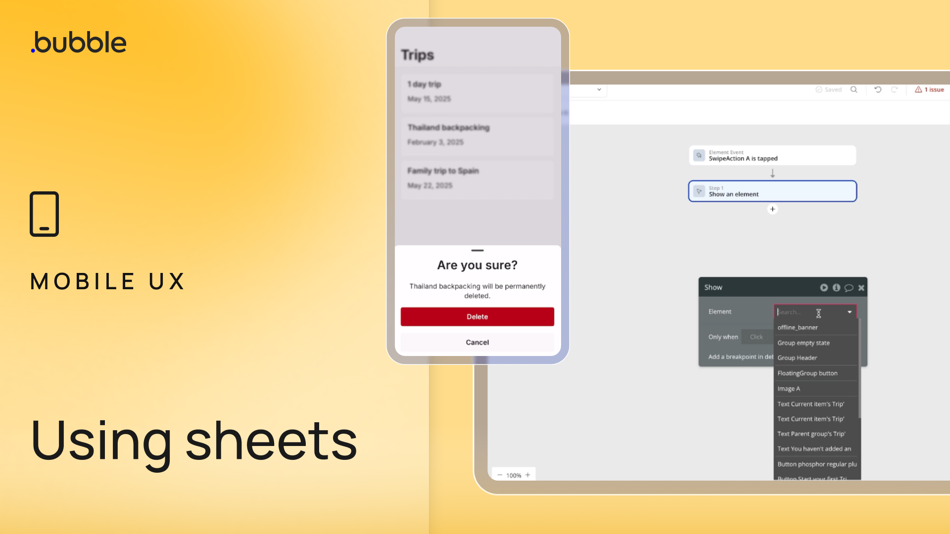 Sheets (Lesson 2.11) | Bubble